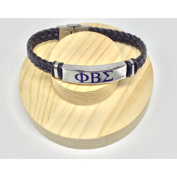 Accessories | Phi Beta Sigma Leather Bracelet | Poshmark